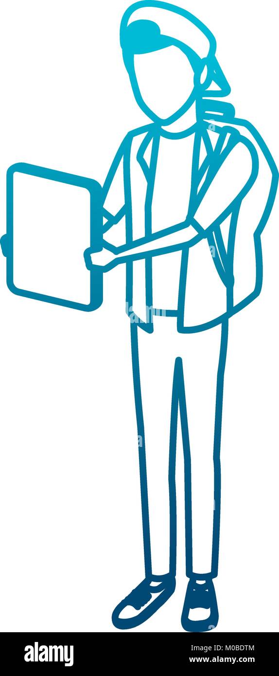 Young man student cartoon Stock Vector Image & Art - Alamy