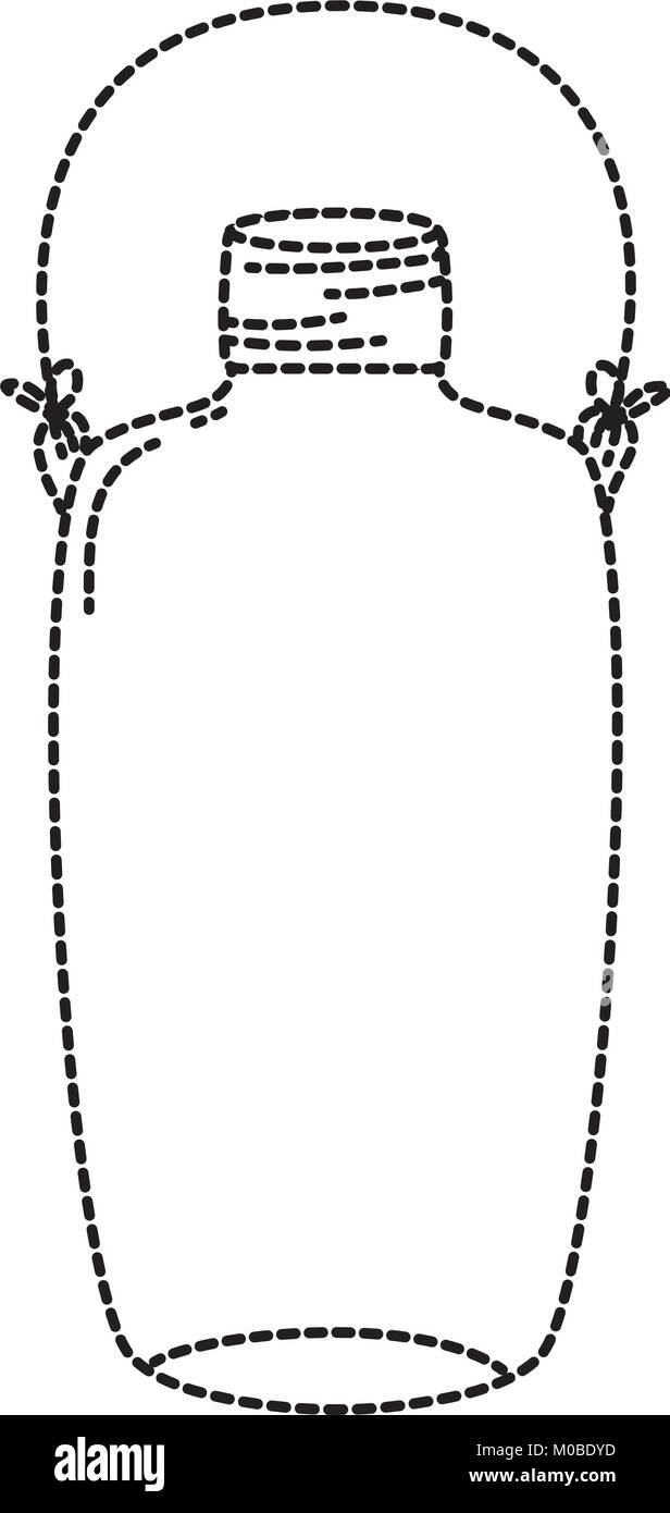 dotted shape long mason jar with wire handle style Stock Vector Image ...