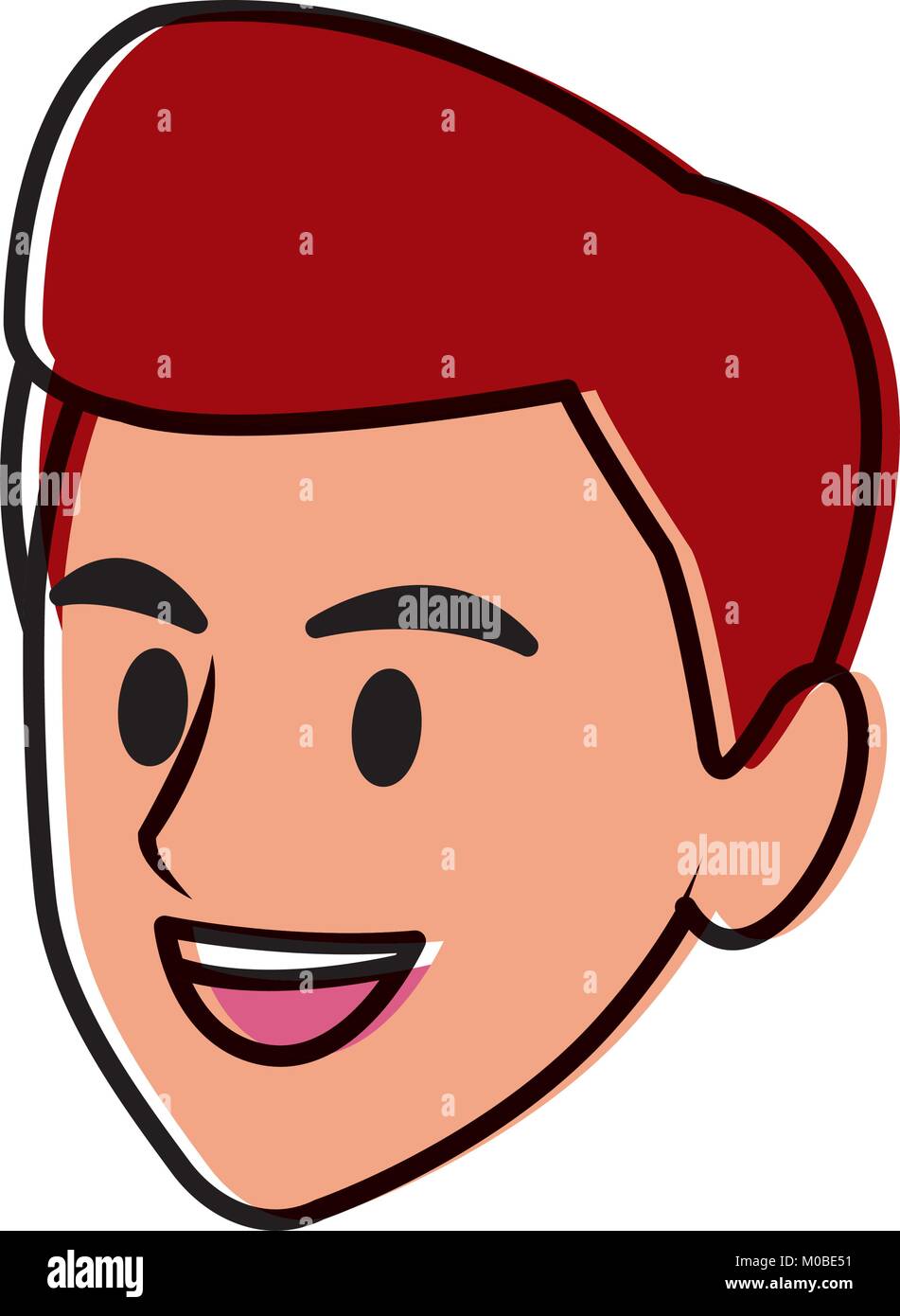 Young man face cartoon Stock Vector Image & Art - Alamy