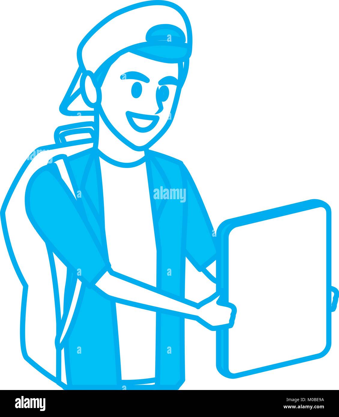 Young man student cartoon Stock Vector Image & Art - Alamy
