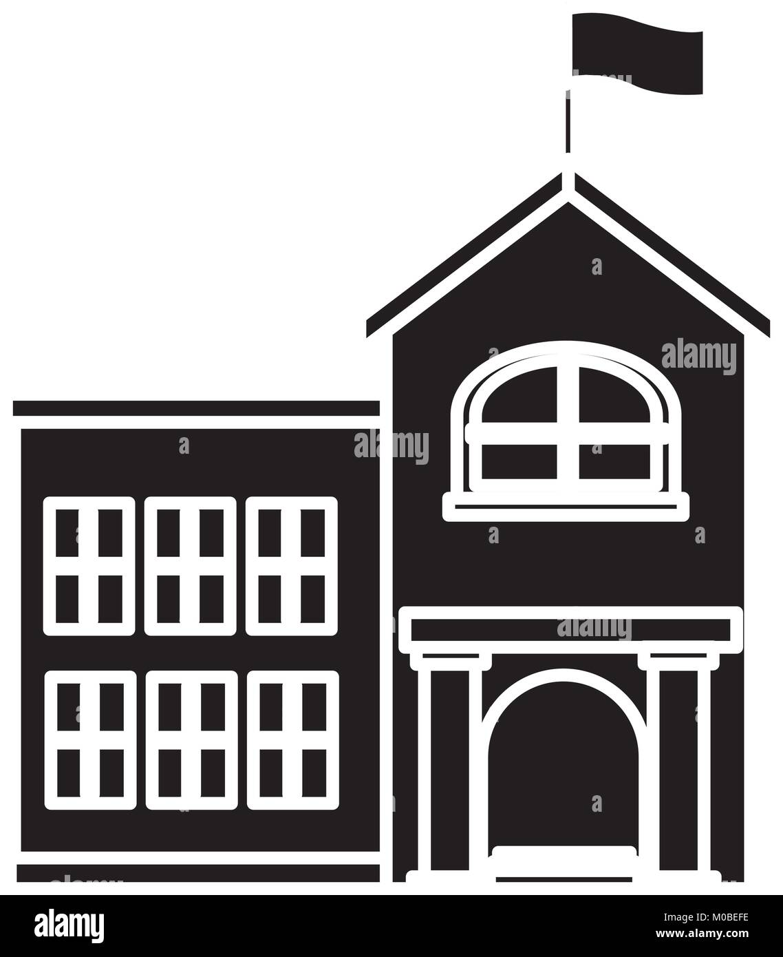 School children office building Stock Vector Images - Alamy