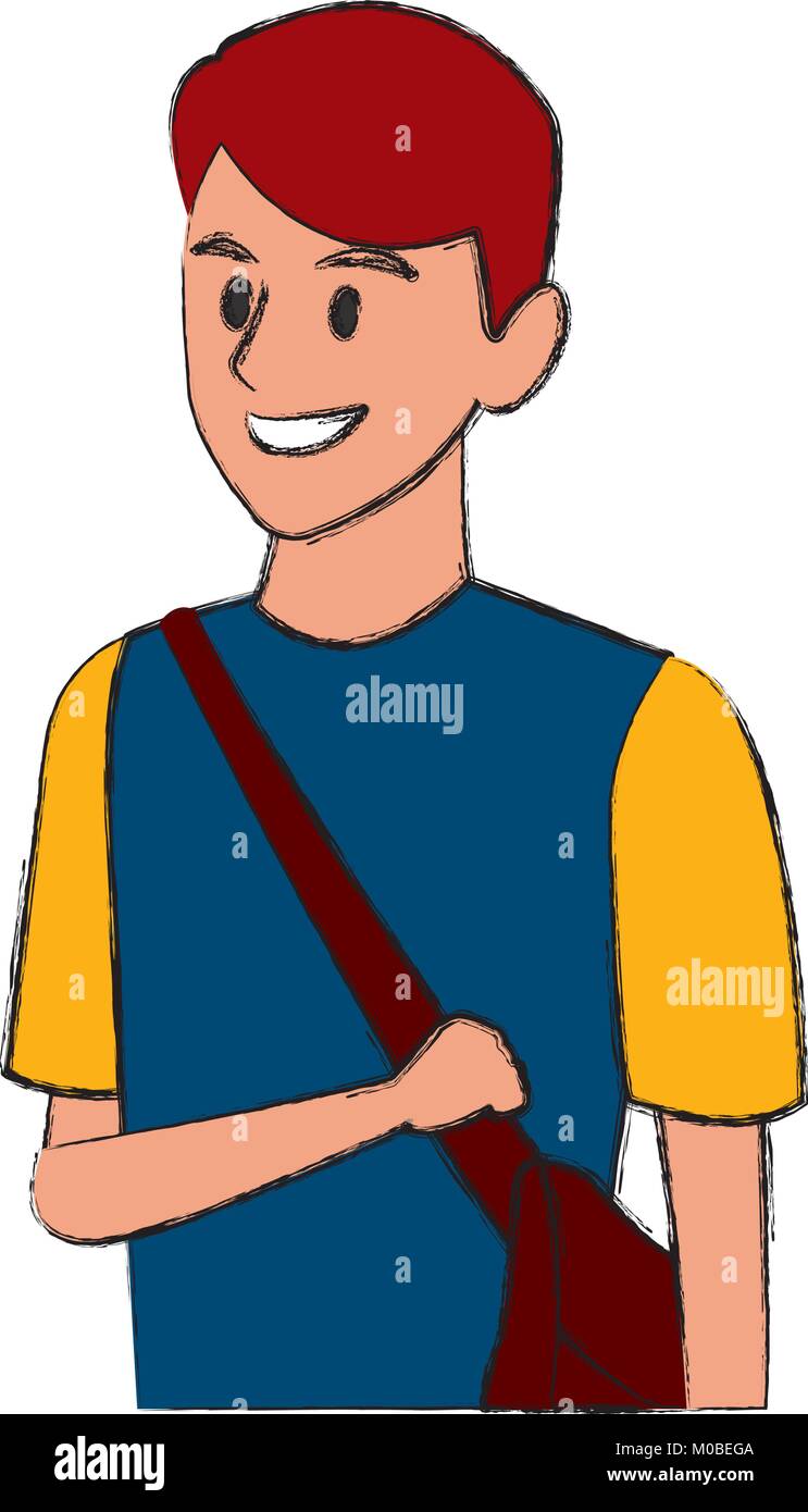 Man studying sketch Stock Vector Images - Alamy