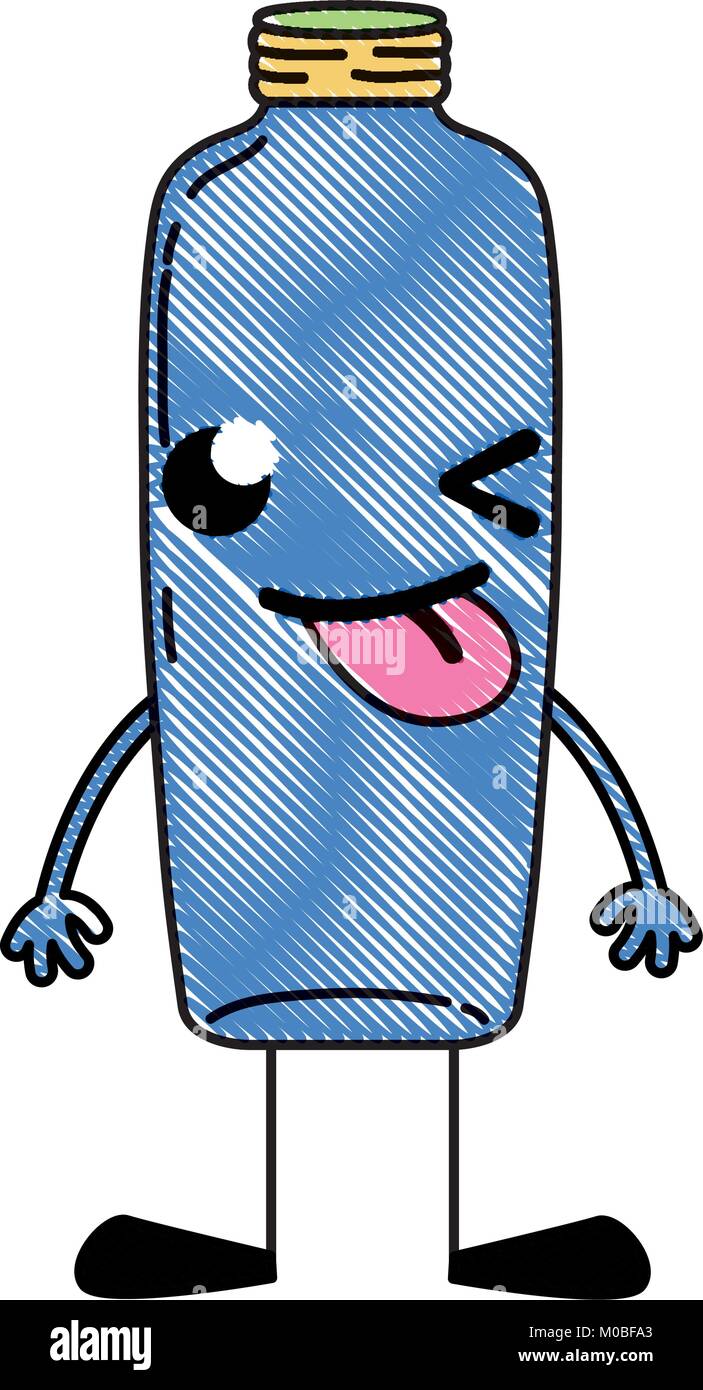 grated funny mason glass kawaii with arms and legs Stock Vector Image ...