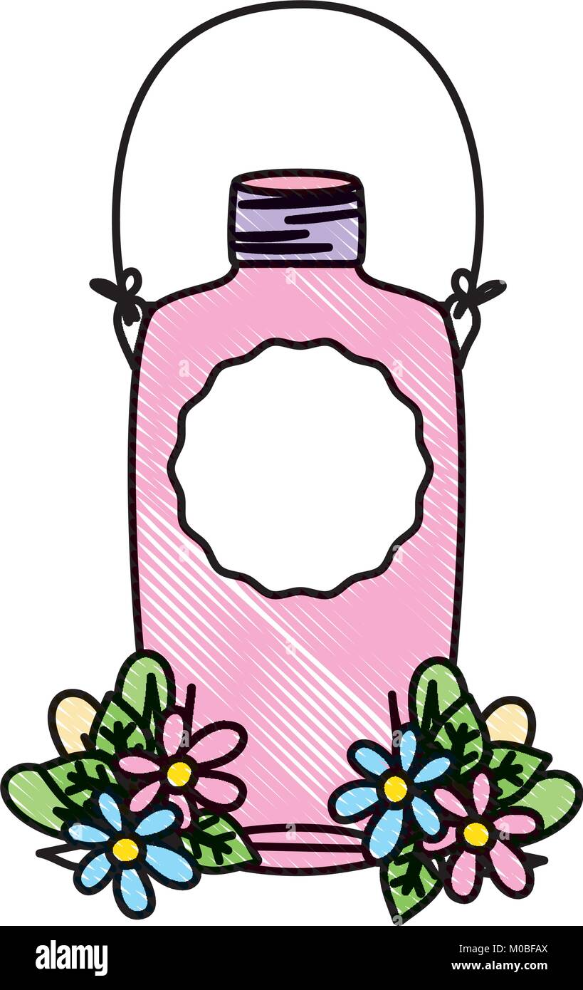 grated funny mason jar kawaii with arms and wire handle Stock Vector ...