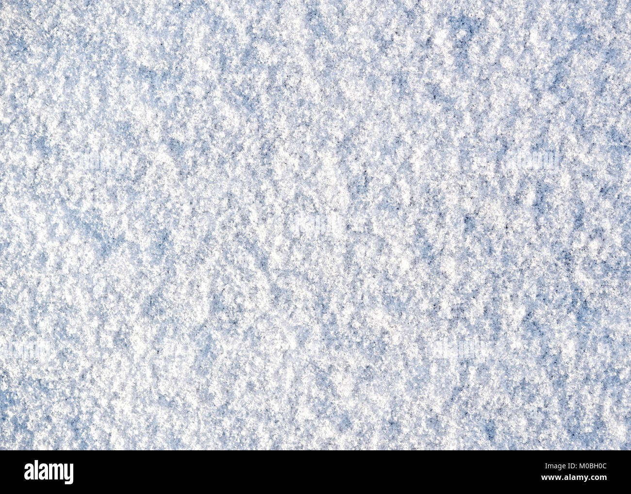 Background of blue fresh snow Stock Photo - Alamy