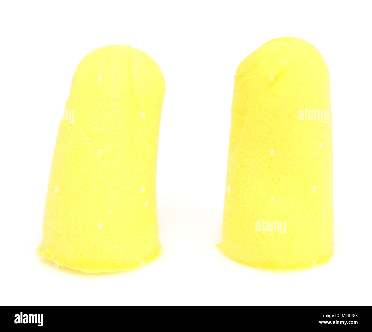 Ear plugs isolated on white background Stock Photo - Alamy
