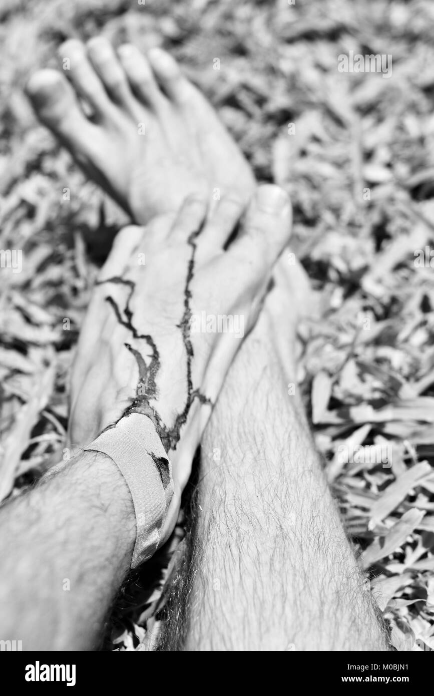 Green blood Black and White Stock Photos & Images - Alamy