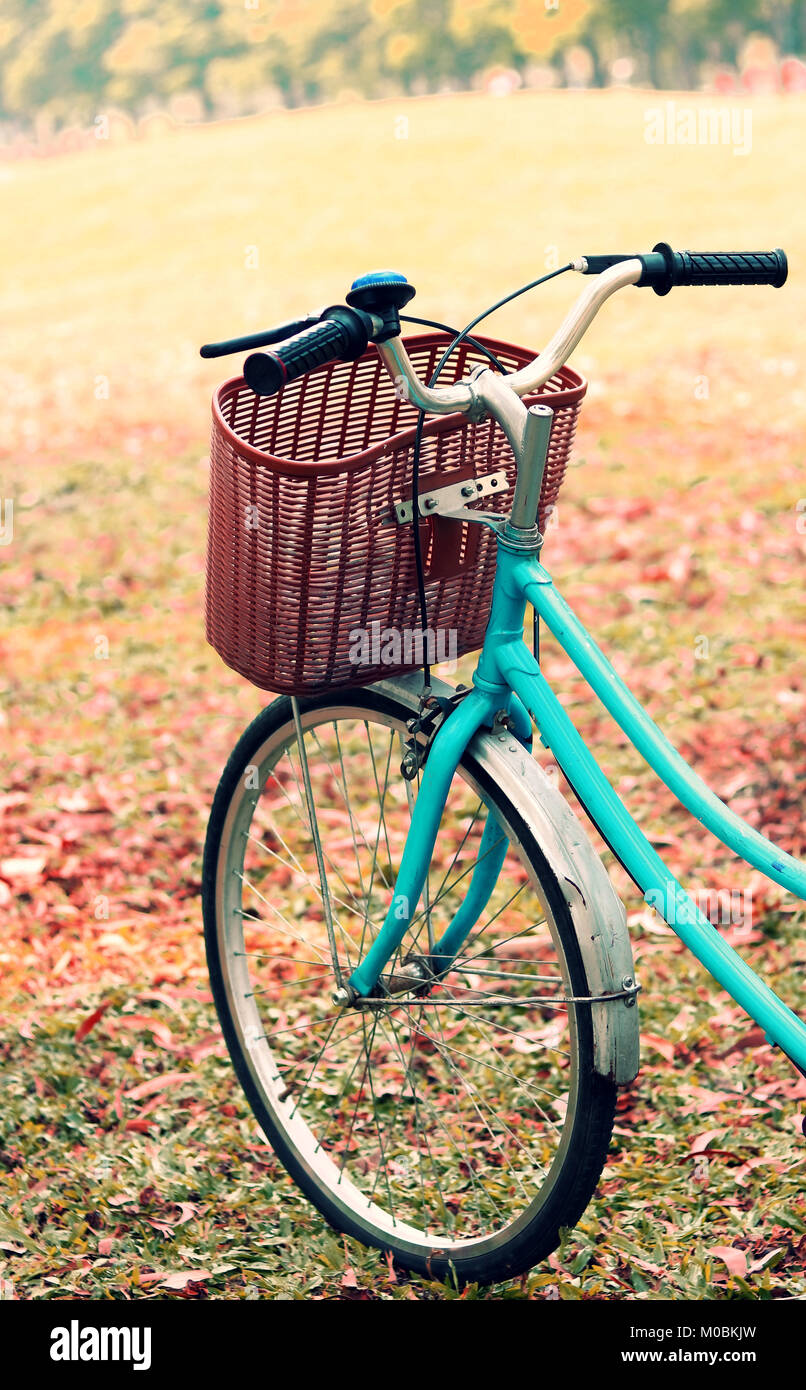 Detail of a Bicycle, in vintage retro tone Stock Photo - Alamy