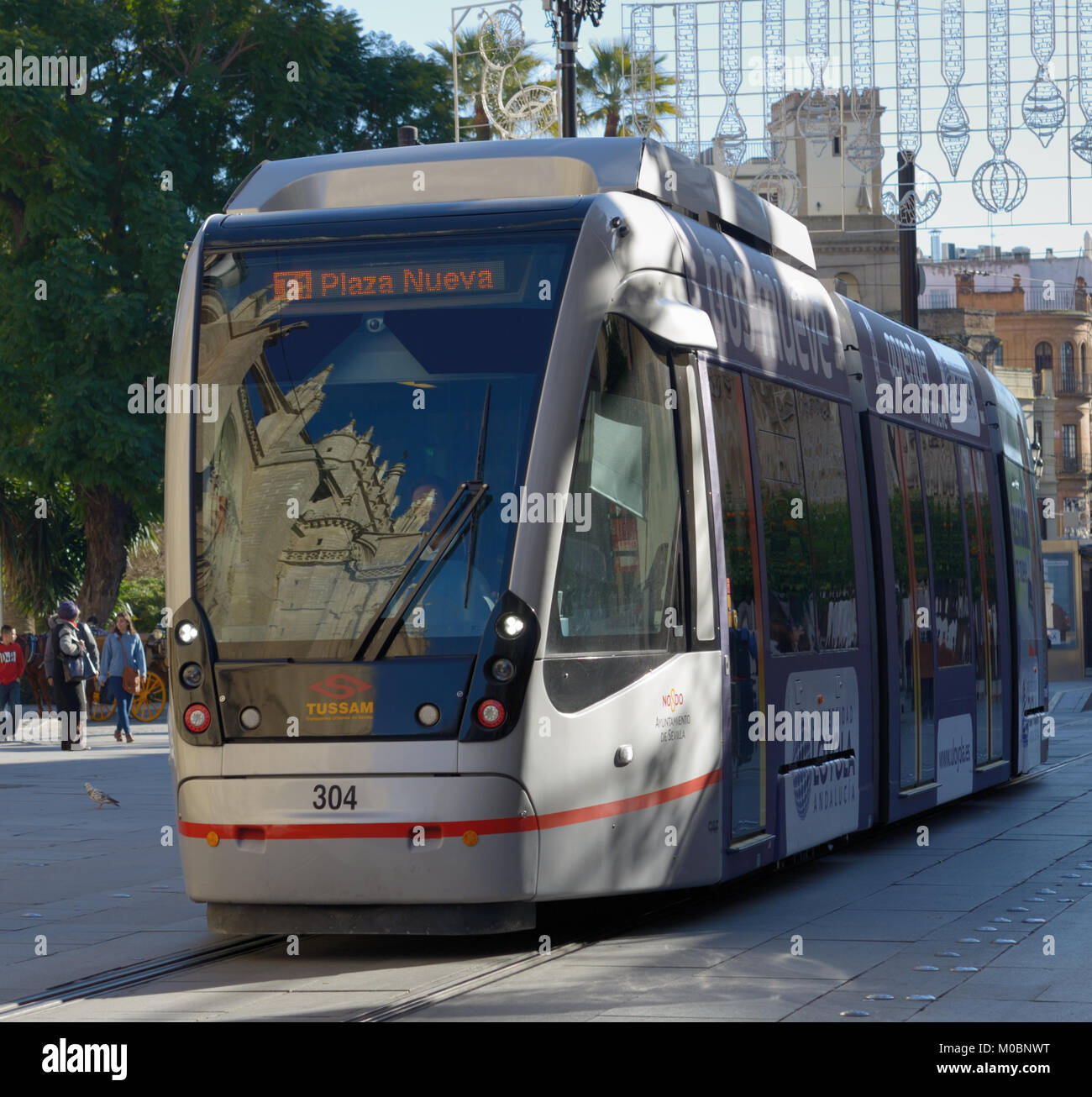 Tramway in seville hi-res stock photography and images - Alamy