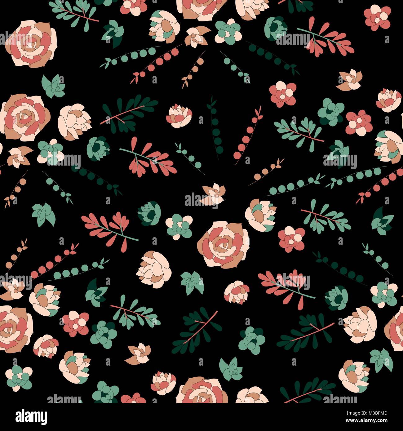 Echeveria rosettes Stock Vector Images - Alamy