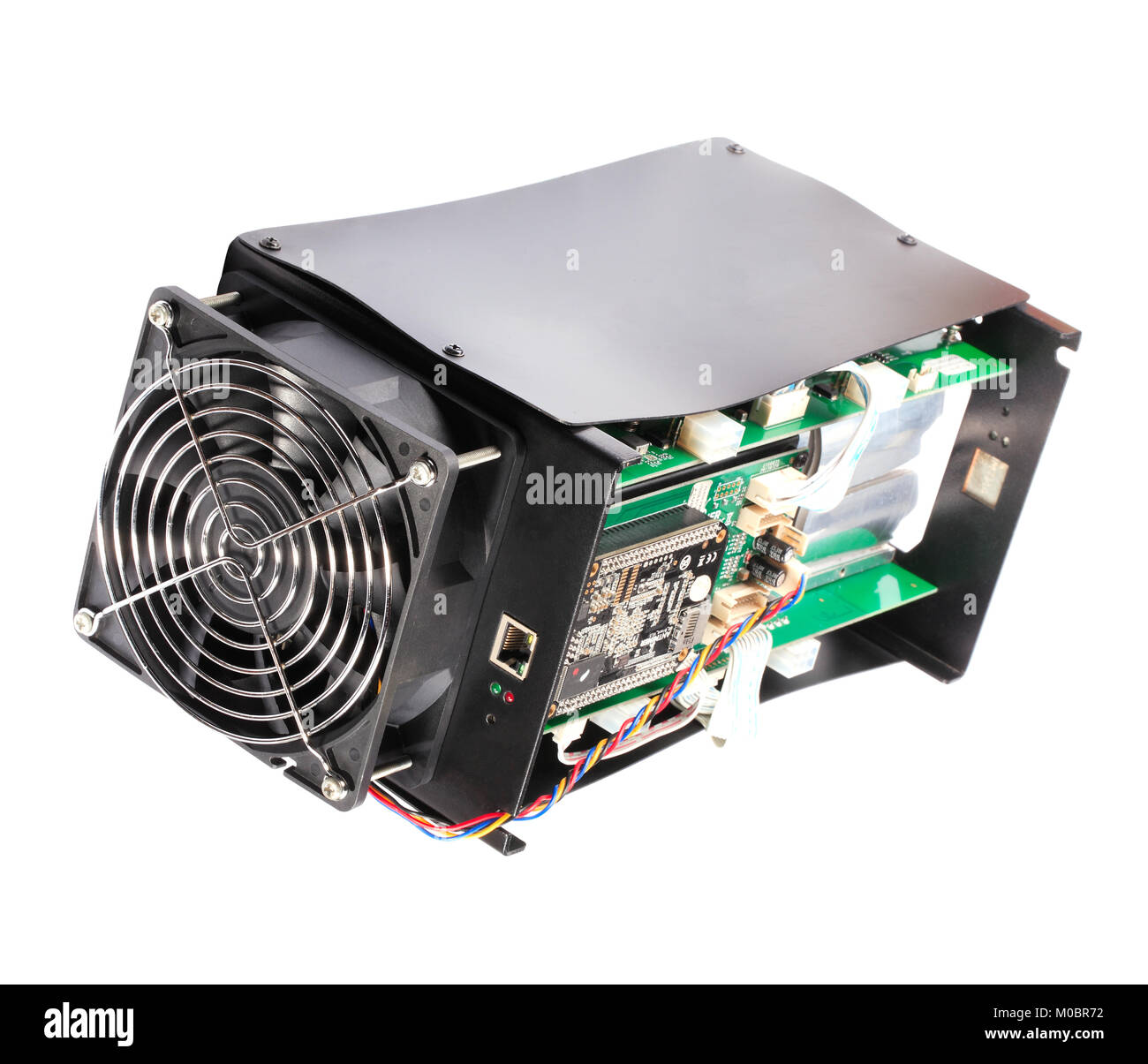 electronic device isolated on white background Stock Photo - Alamy