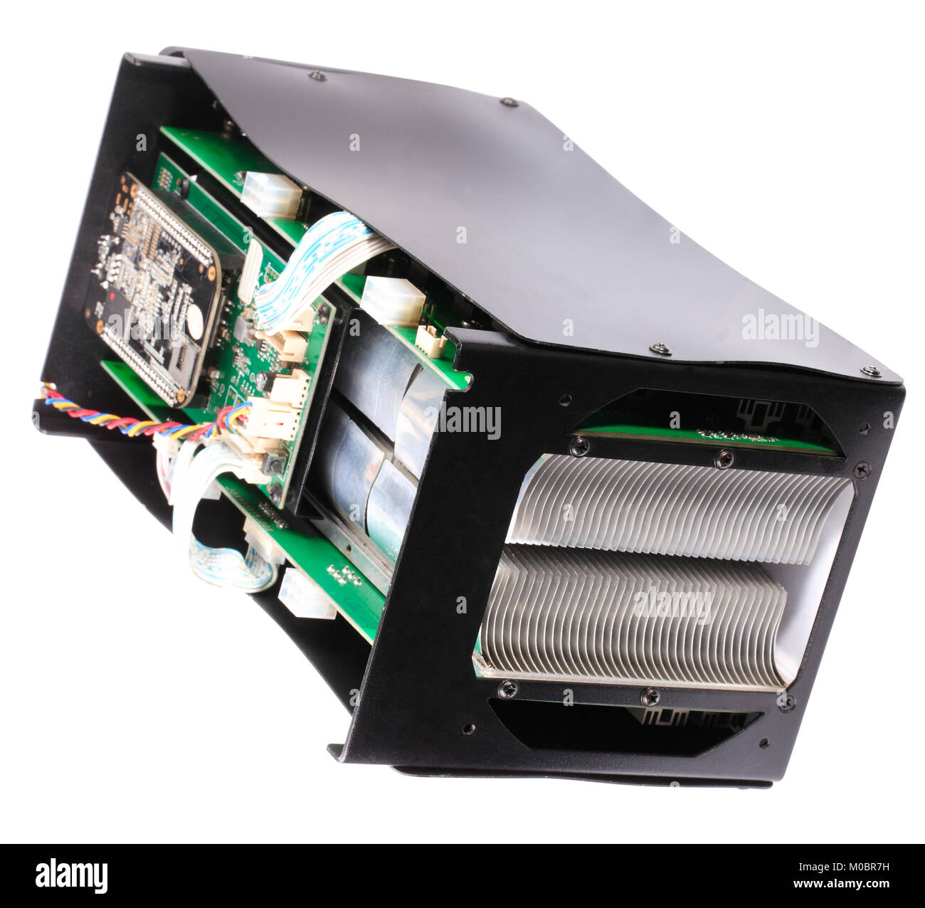 electronic device isolated on white background Stock Photo - Alamy