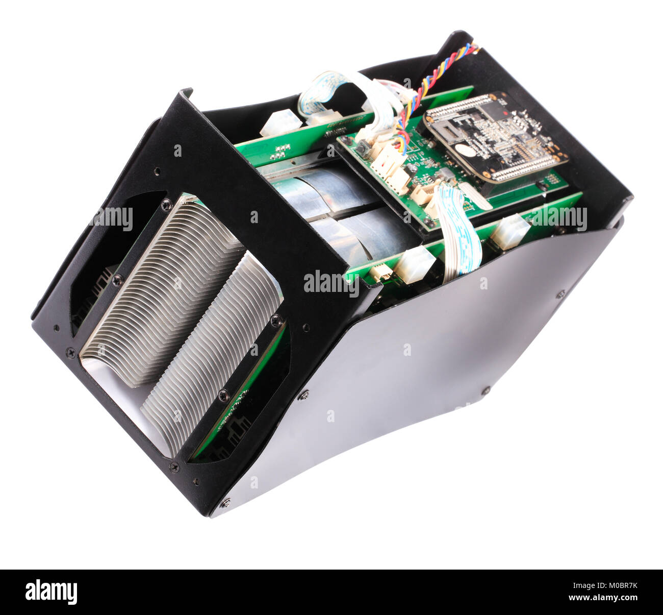 electronic device isolated on white background Stock Photo - Alamy