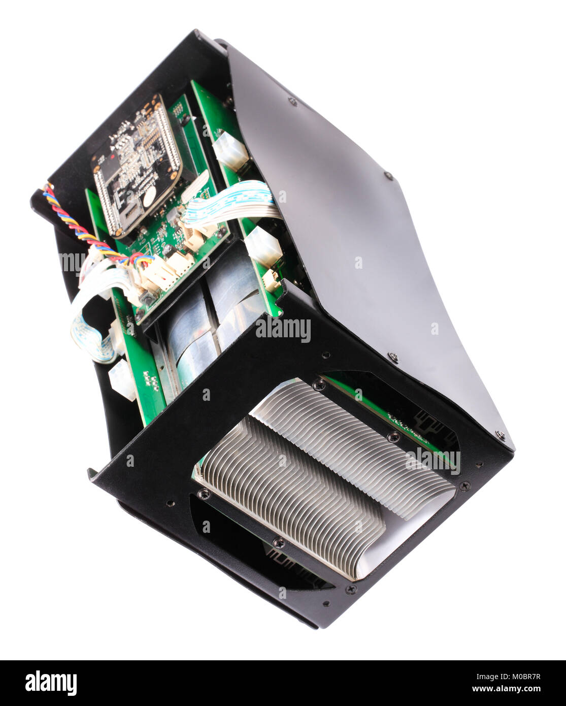 electronic device isolated on white background Stock Photo - Alamy