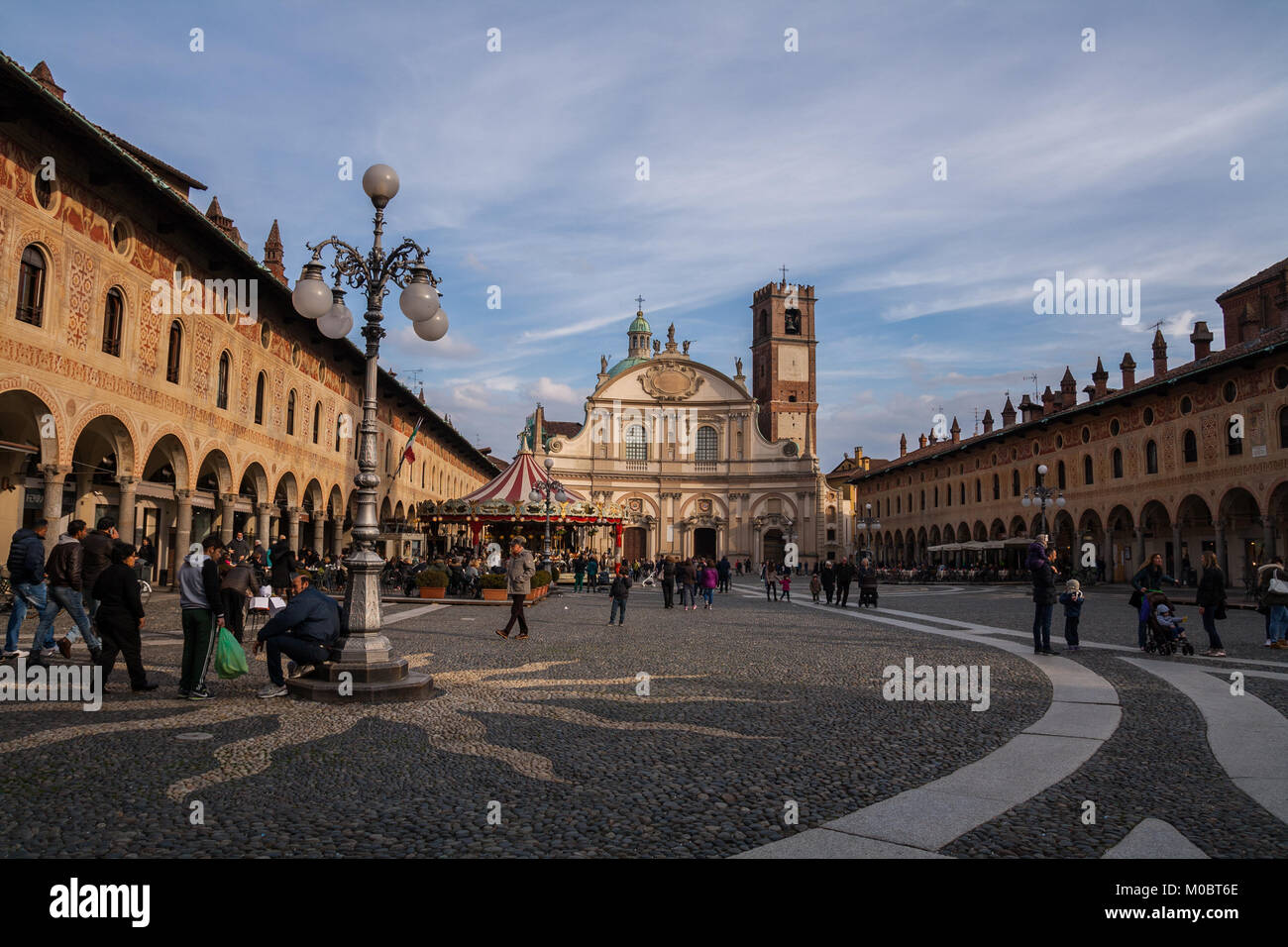 Piazza Ducale , Vigevano , Pavia , Lombardy, Italy Stock Photo - Alamy