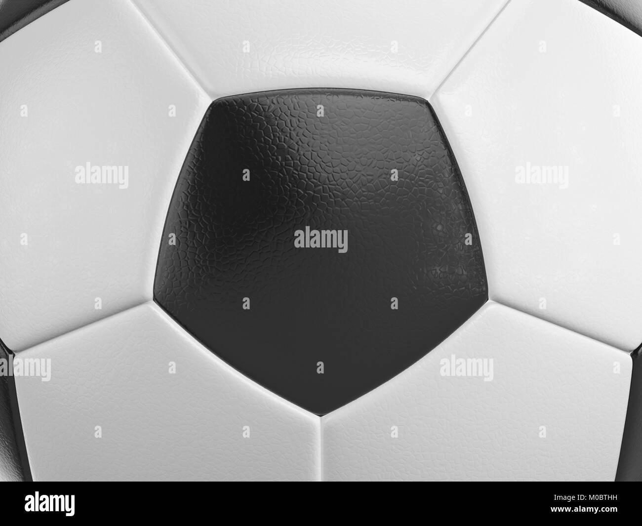 Soccer ball texture background. 3D illustration Stock Photo - Alamy