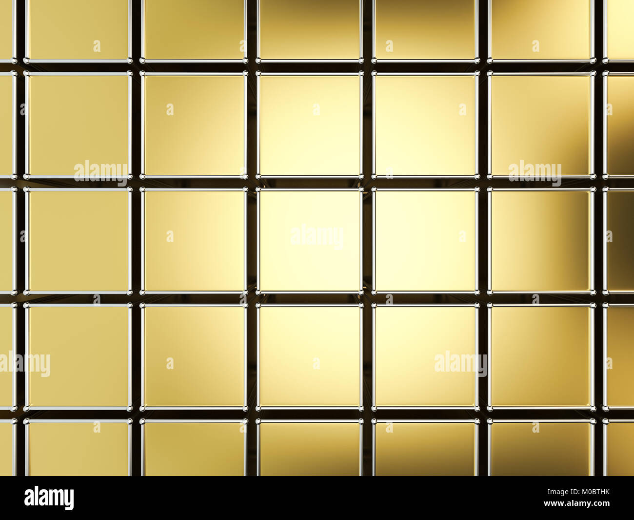 Gold square blocks abstract background. 3D illustration Stock Photo - Alamy