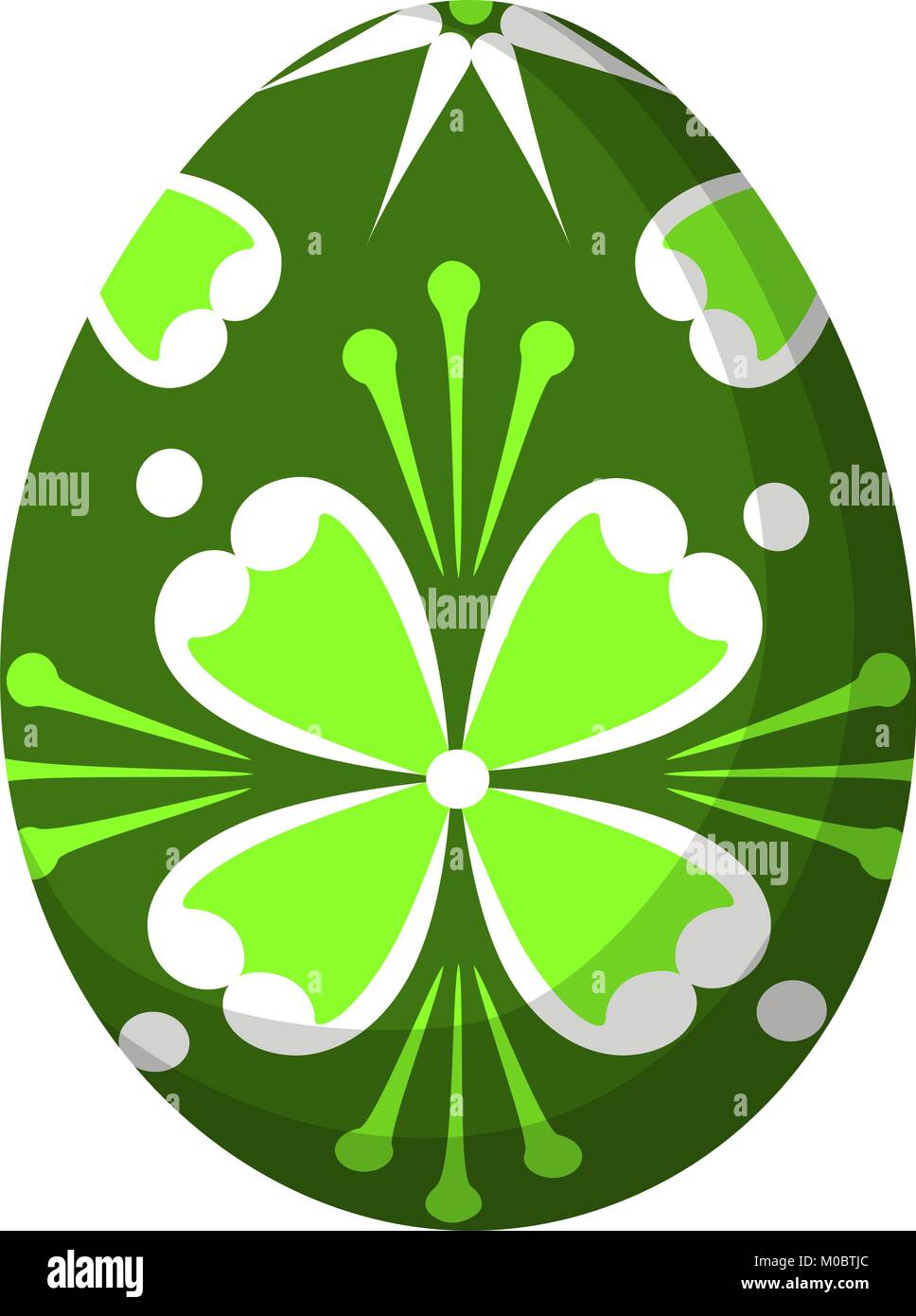 Colorful green easter egg poster Stock Vector Image & Art - Alamy