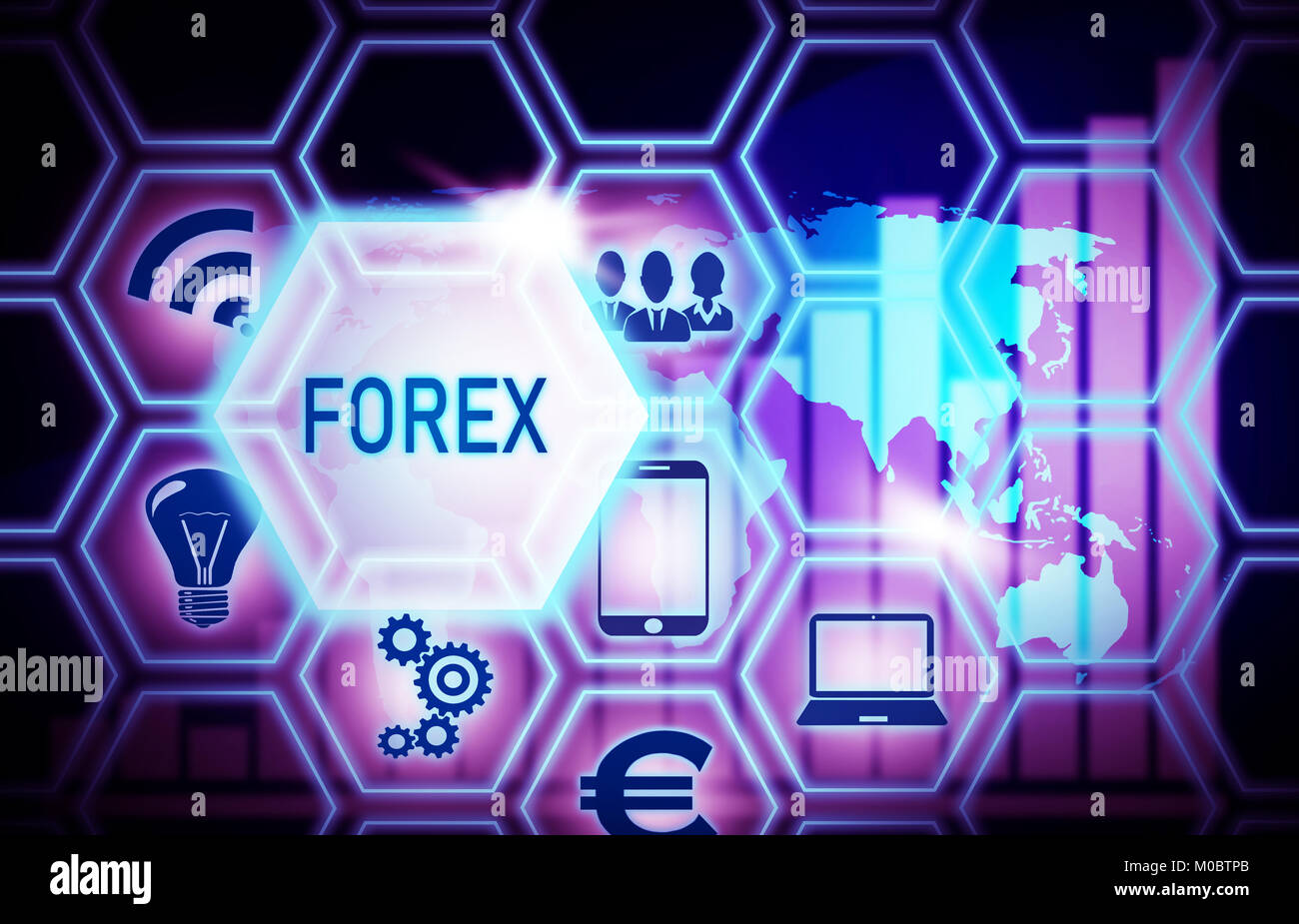 Forex concept model Stock Photo - Alamy