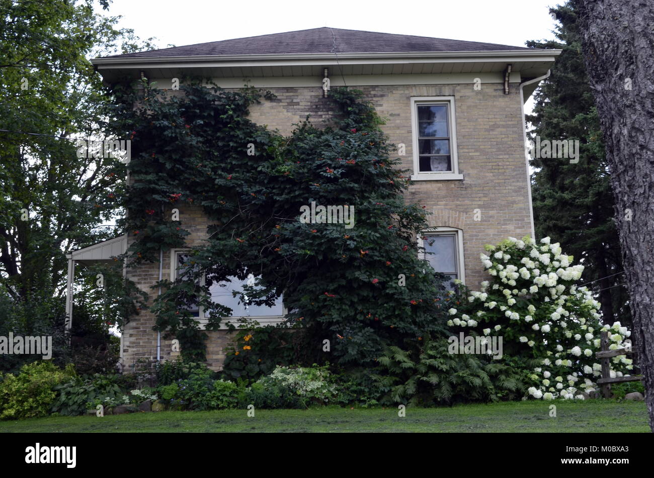 Two Story Brick Home High Resolution Stock Photography and Images - Alamy