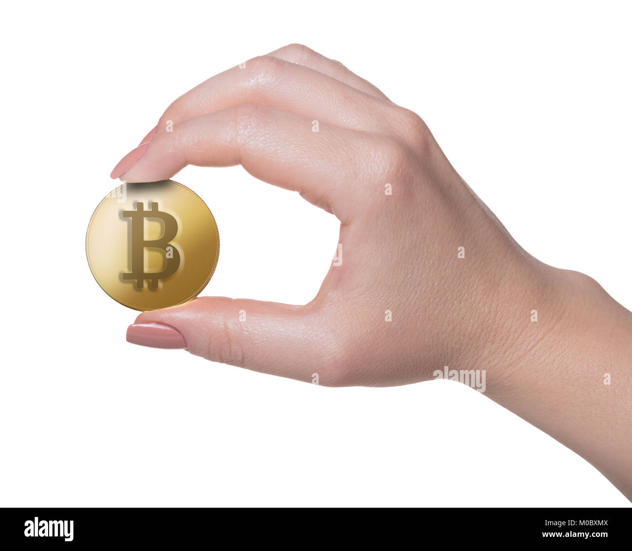 Currency metal icon bitcoin design hi-res stock photography and images ...