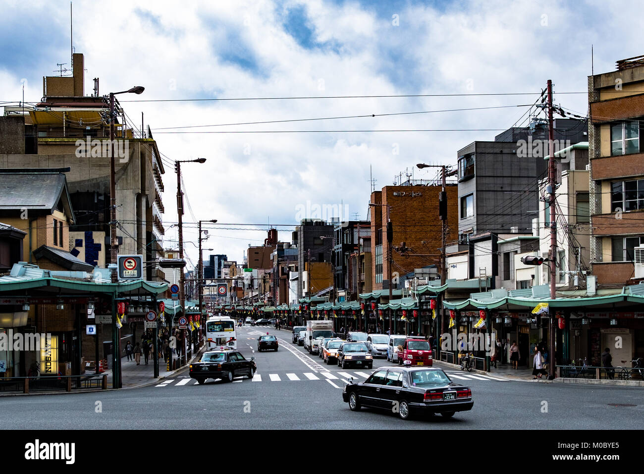 Street view in Kyoto, Japan Stock Photo - Alamy