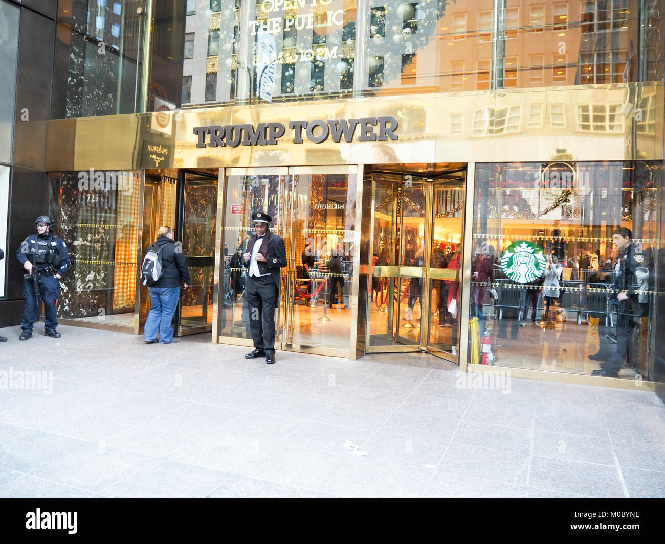 Security at trump tower hi-res stock photography and images - Alamy