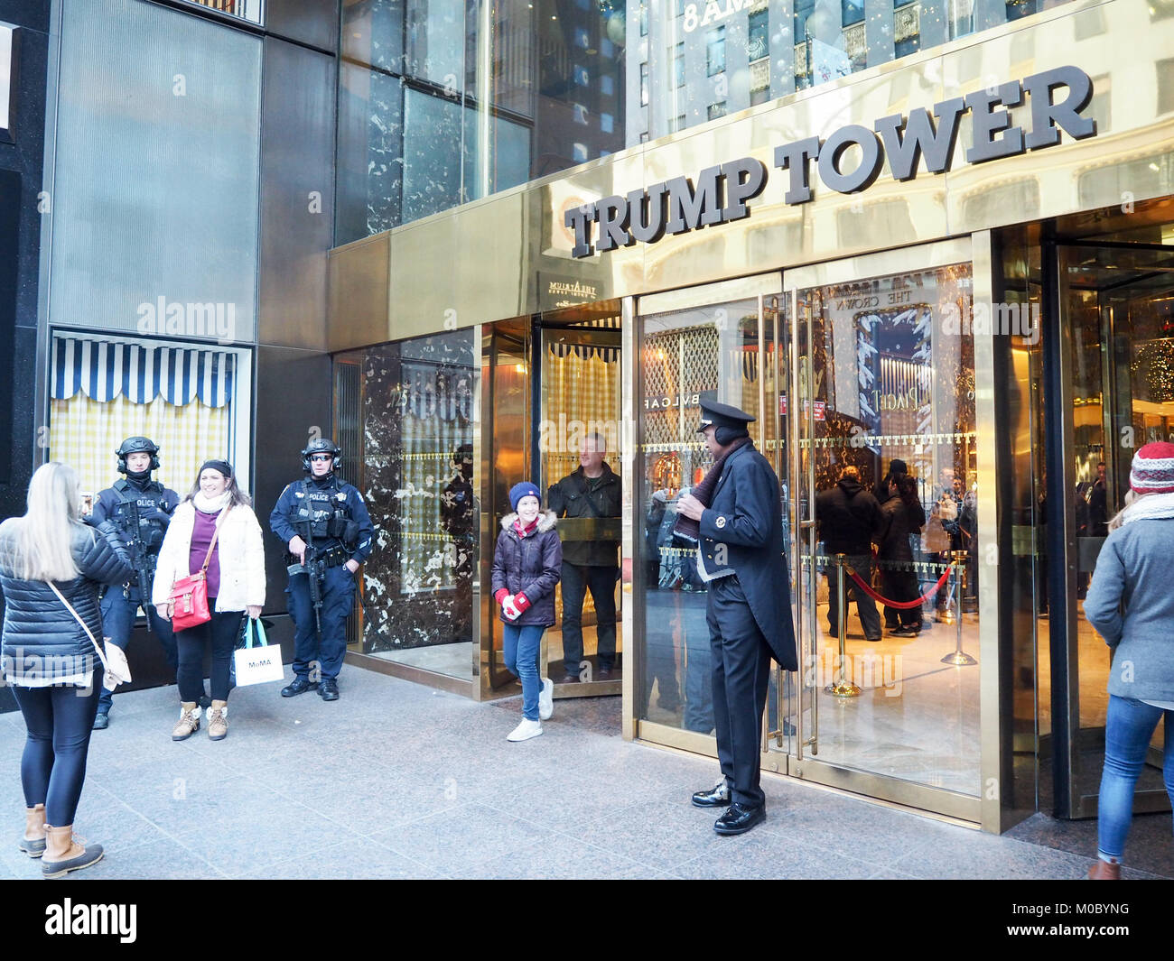Security at trump tower hi-res stock photography and images - Alamy