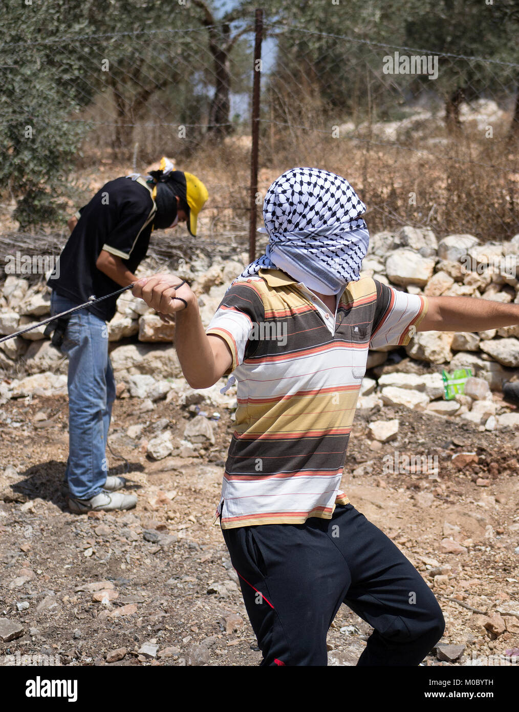 Firing sling hi-res stock photography and images - Alamy