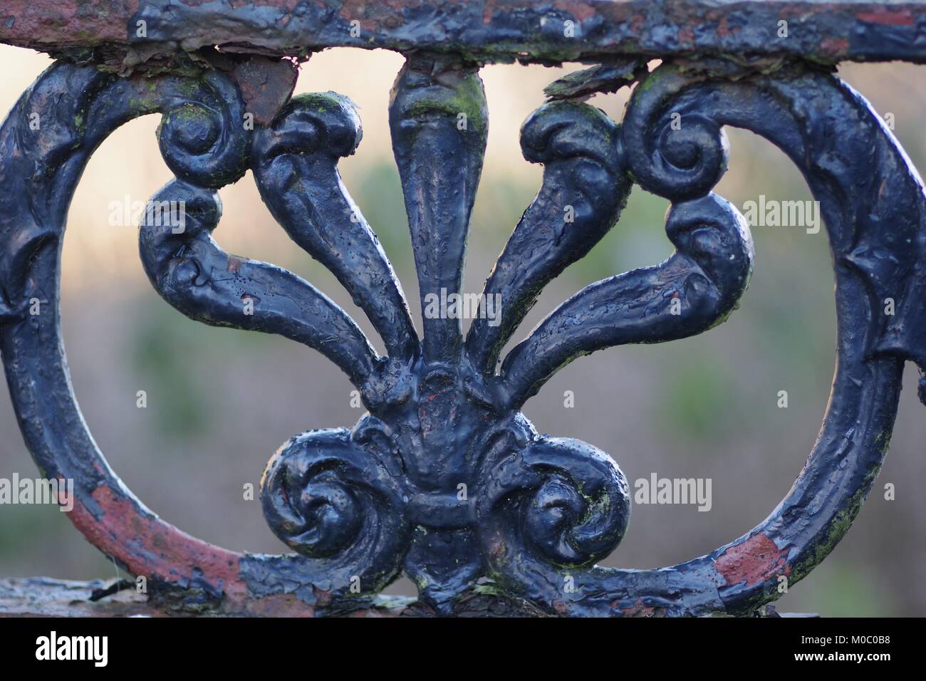 The Chanonry, Locked Victorian Gothic Cast Iron Gate. St Machar's ...
