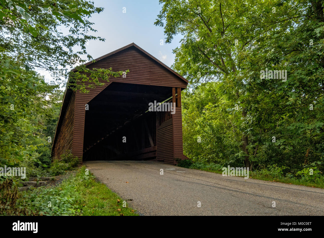 Meems Bottom Covered Bridge, Route 720, Mount Jackson, Virginia Stock ...