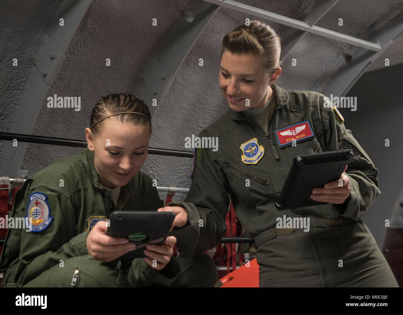 Staff Sgt. Kelsey Carli, 375th Aeromedical Evacuation Squadron flight ...