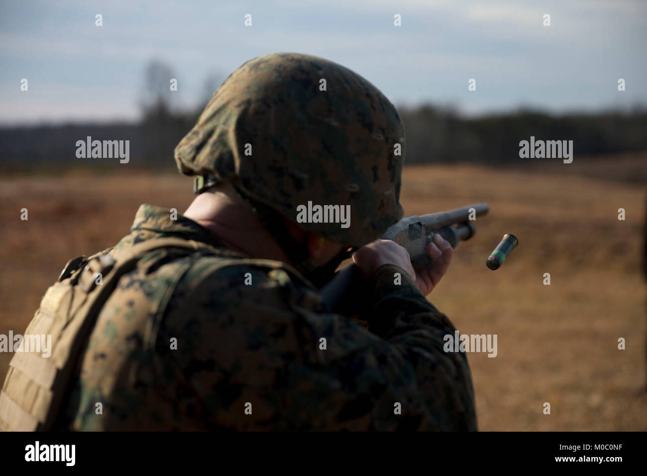 U S Marine Corps Sgt Jeffrey Rychener A Non Lethal Weapons