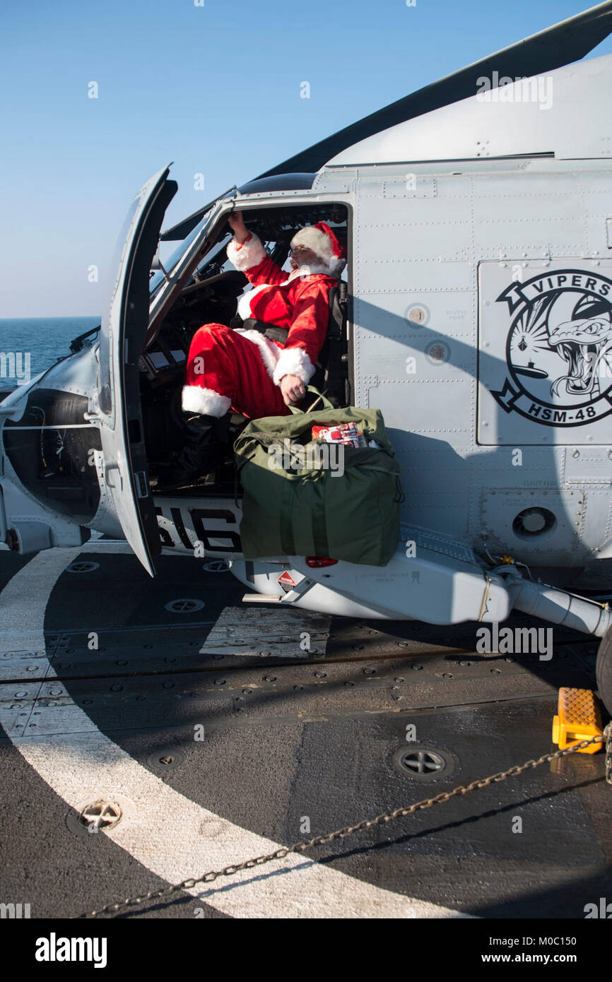 ARABIAN GULF (Dec. 20, 2017) Master Chief Fire Controlman John Huber ...