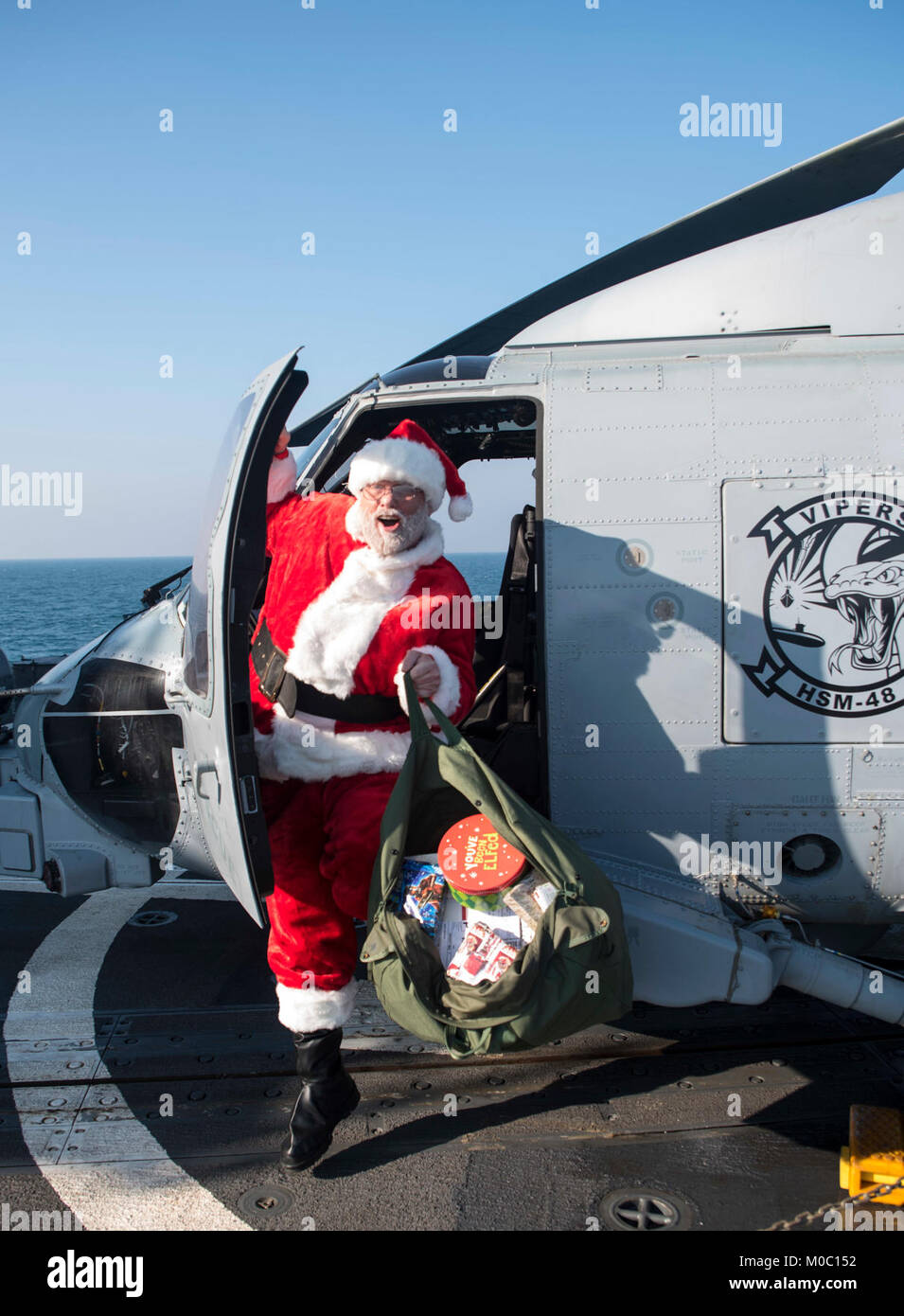ARABIAN GULF (Dec. 20, 2017) Master Chief Fire Controlman John Huber ...