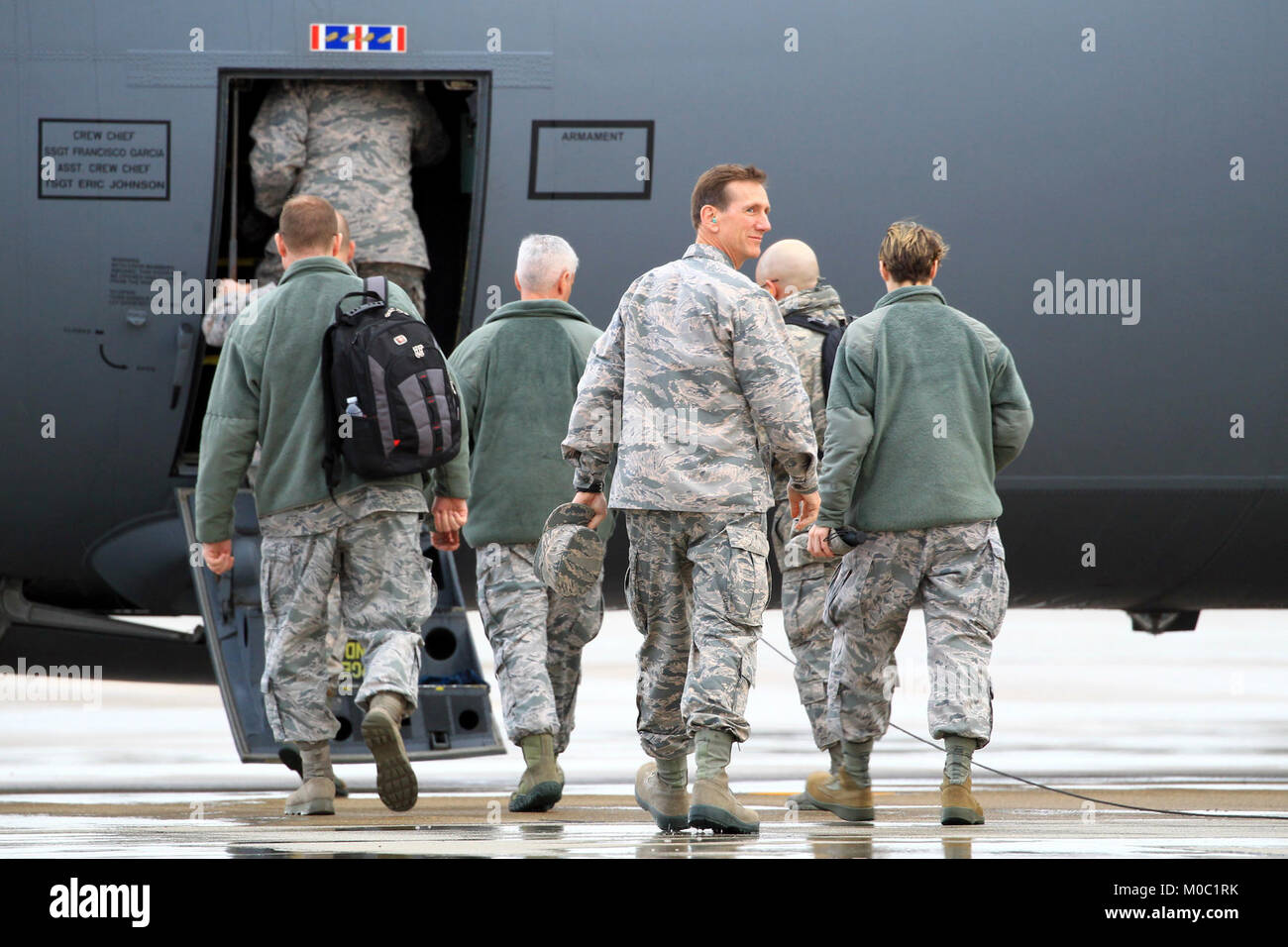 California Air National Guard Commander, Maj. Gen. Clay Garrison, looks ...