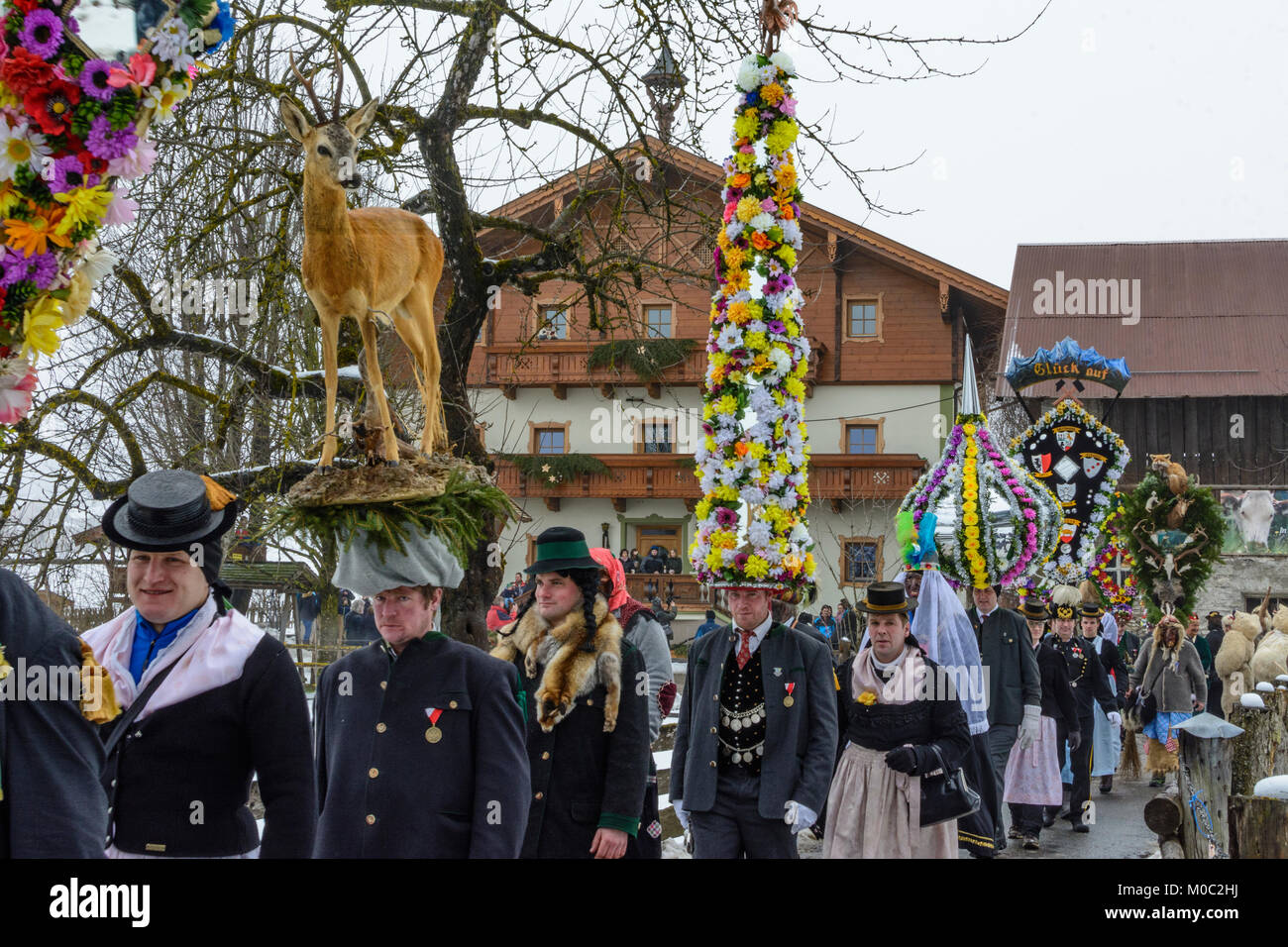 Gasteiner perchten gastein percht hi-res stock photography and images ...
