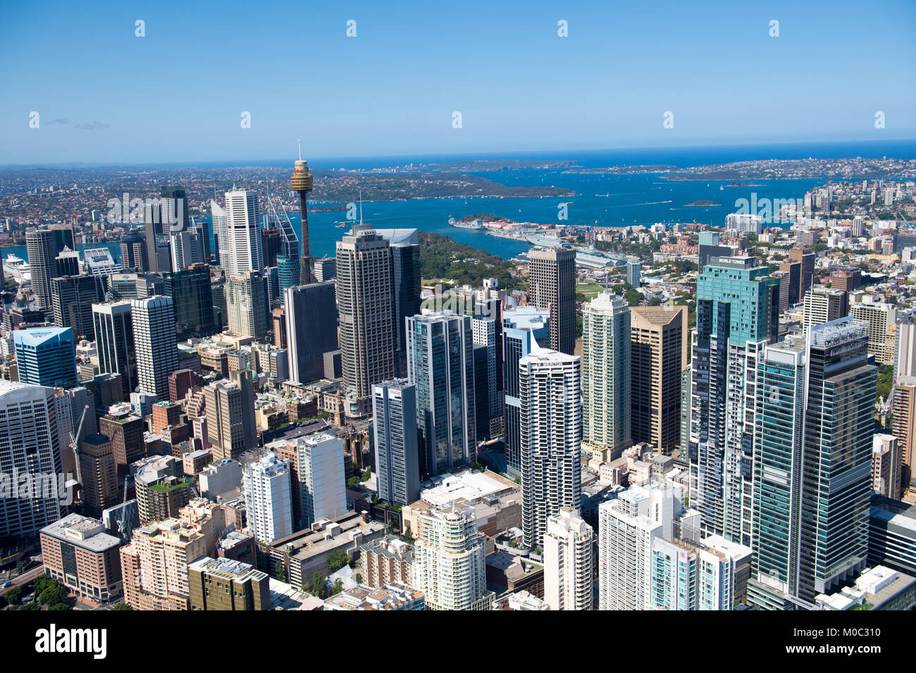 Aerial view of Sydney's CBD City - Sydney, New South Wales, Australia ...