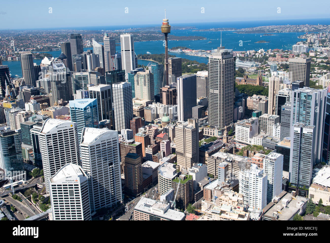 Aerial view of Sydney's CBD City - Sydney, New South Wales, Australia ...