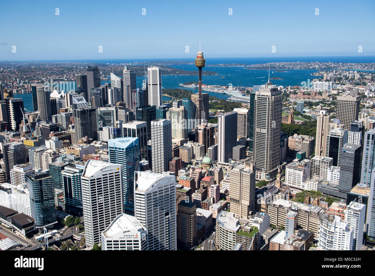 Aerial view of Sydney's CBD City - Sydney, New South Wales, Australia ...