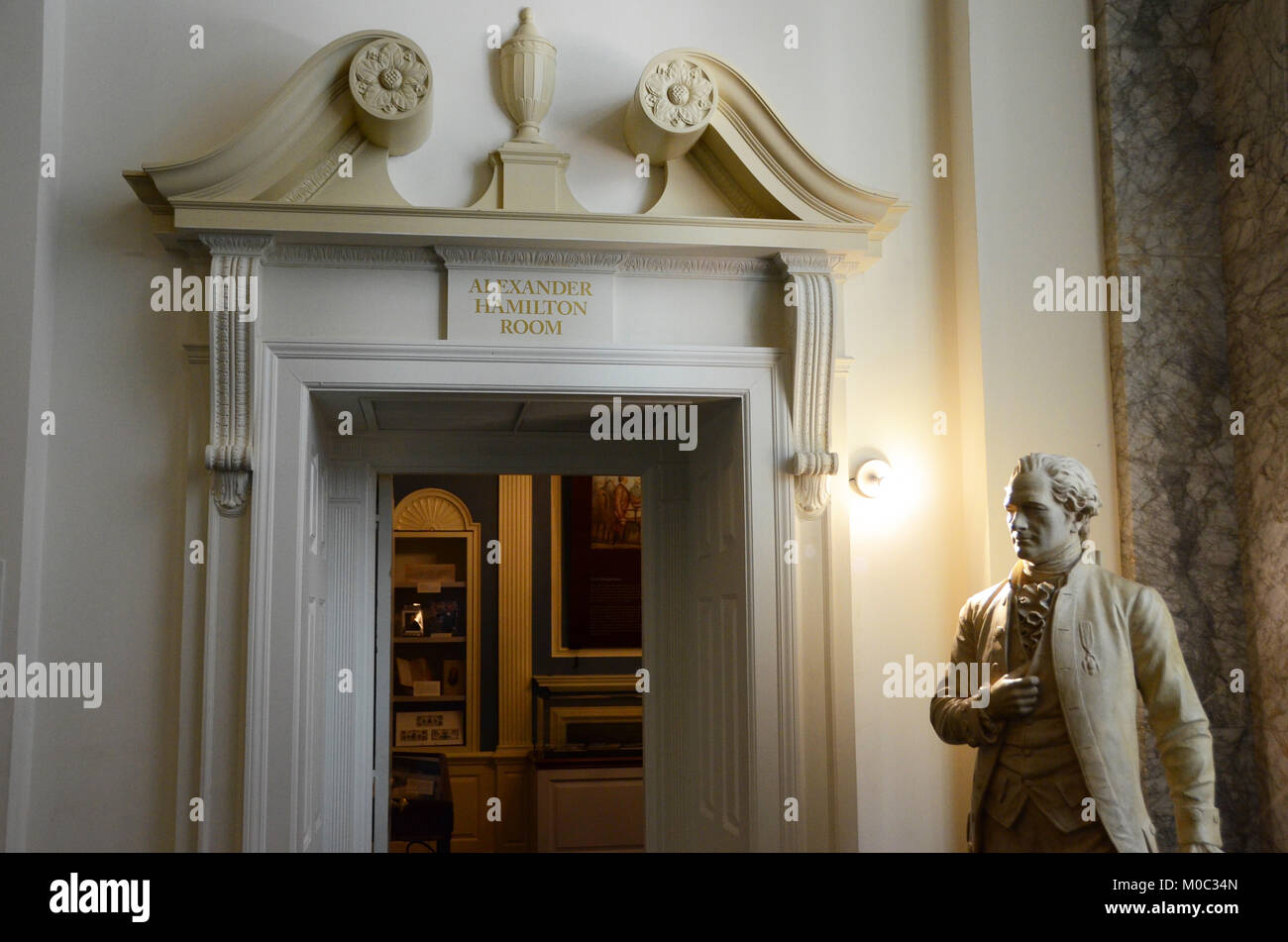 historic locations associated with the history of alexander hamilton in ...