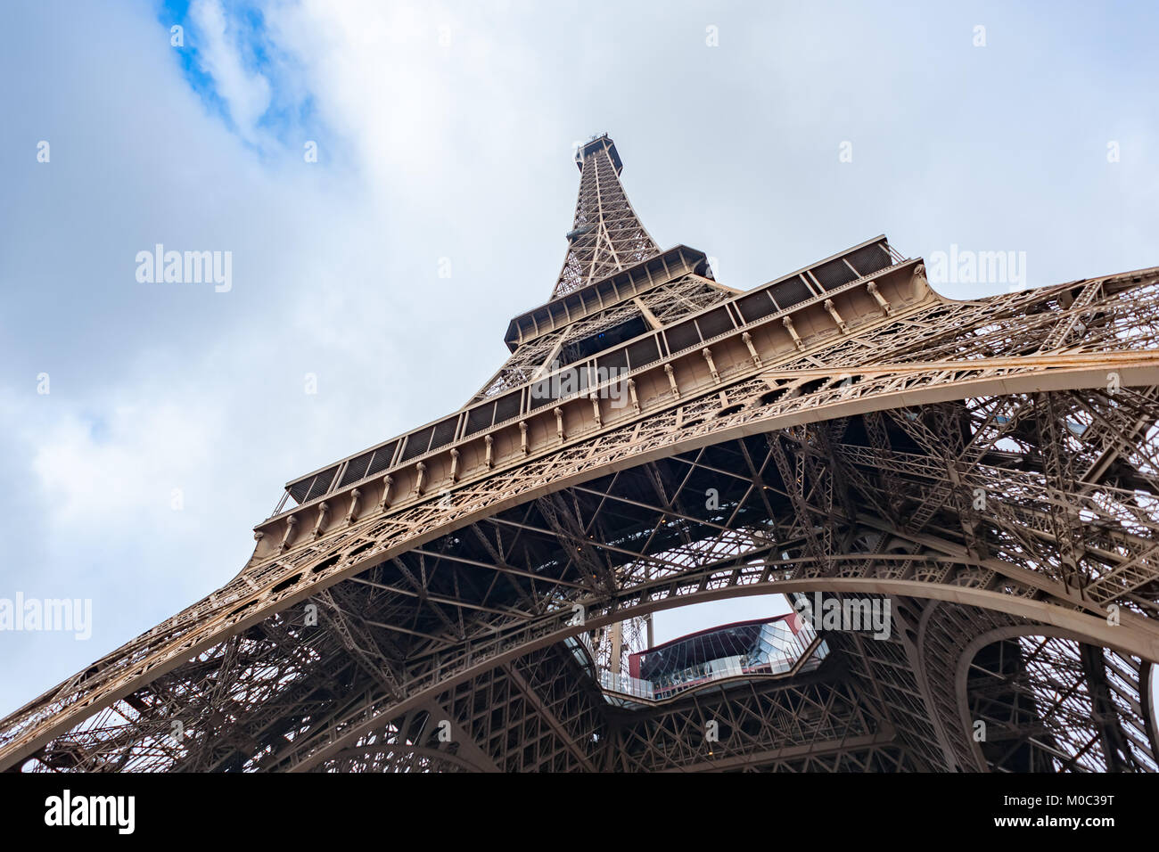 Low angle view eiffel hi-res stock photography and images - Alamy