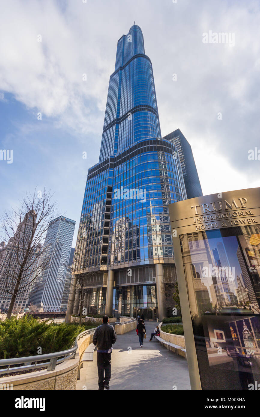 Trump Tower, Chicago Stock Photo - Alamy