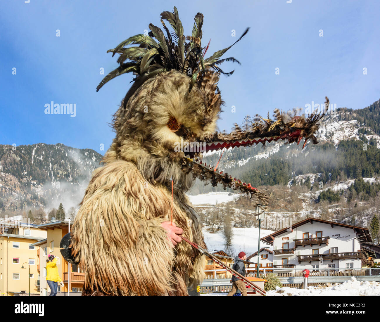 Bad Hofgastein: Perchtenlauf (Percht Perchten mask procession ...
