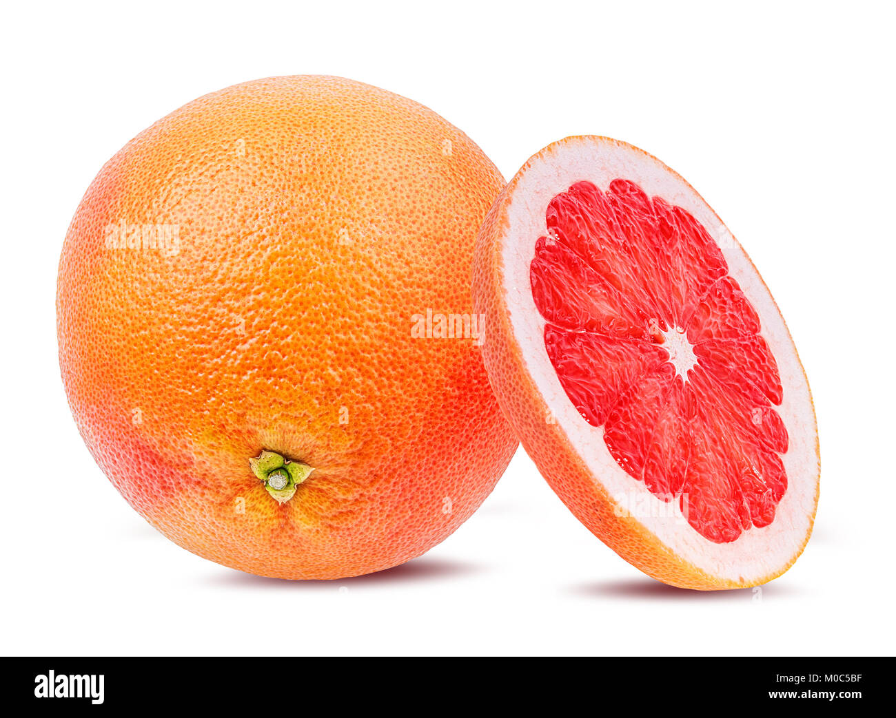 grapefruit isolated on white background Stock Photo - Alamy