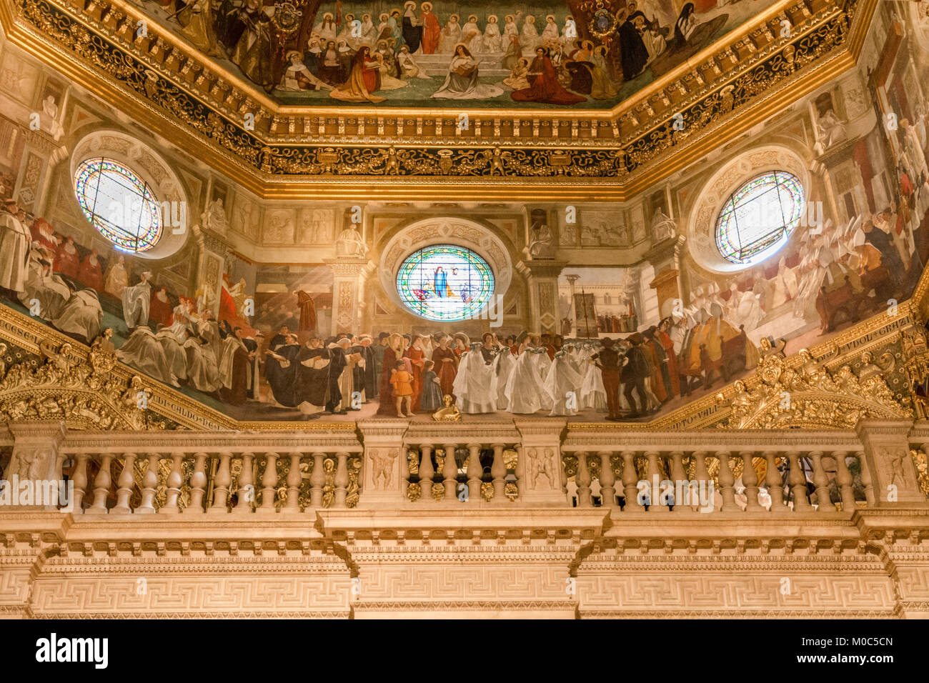 Interior of Basilica of Santa Casa, the Shrine of the Holy House of ...