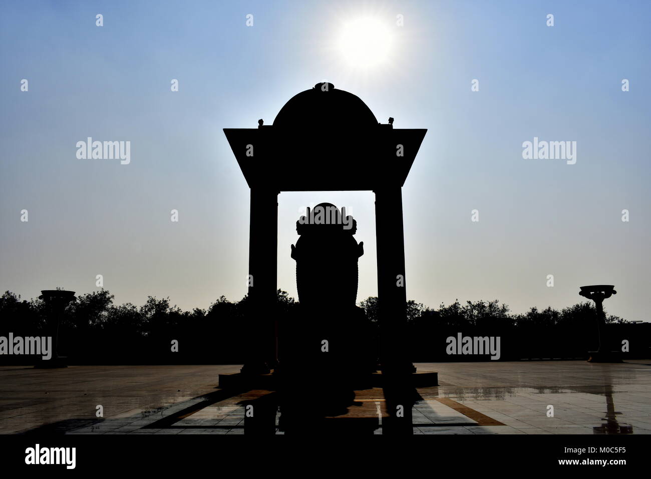 Statue of lord Budhha in shadow Stock Photo - Alamy