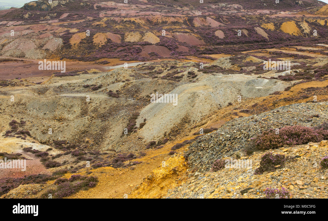 Copper Mine at Parys Mountain, Wales Stock Photo - Alamy