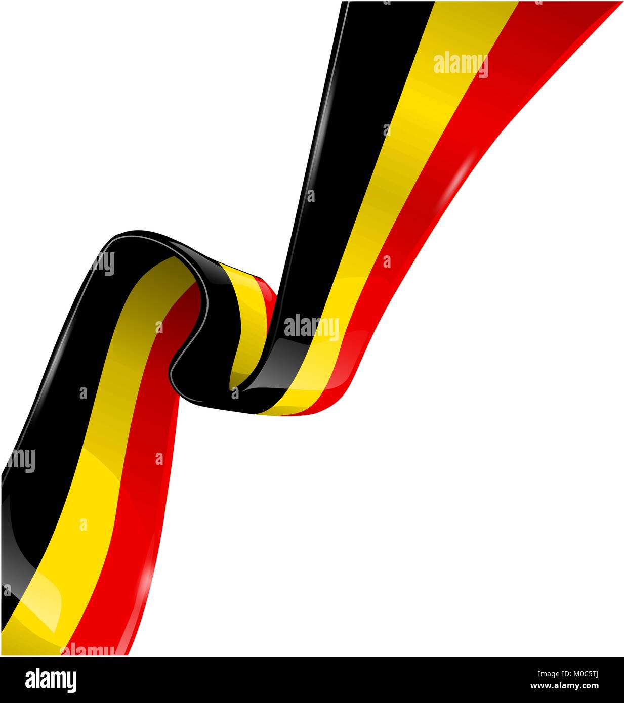 Belgian flag ribbon hi-res stock photography and images - Alamy