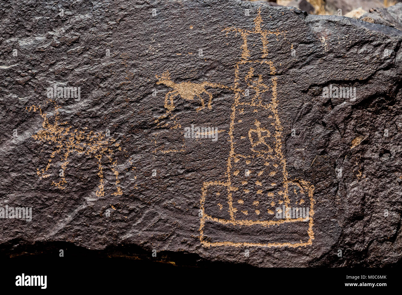 The Rock Painting, in the Yinshan Mountains in Urad Middle Banner ...